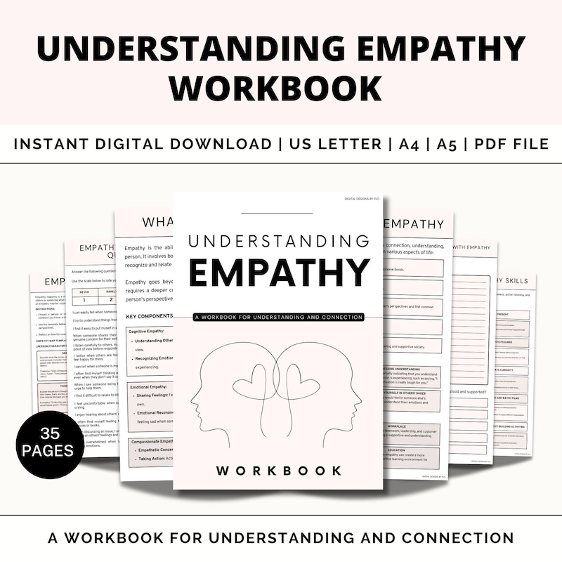 Empathy Worksheets - Etsy