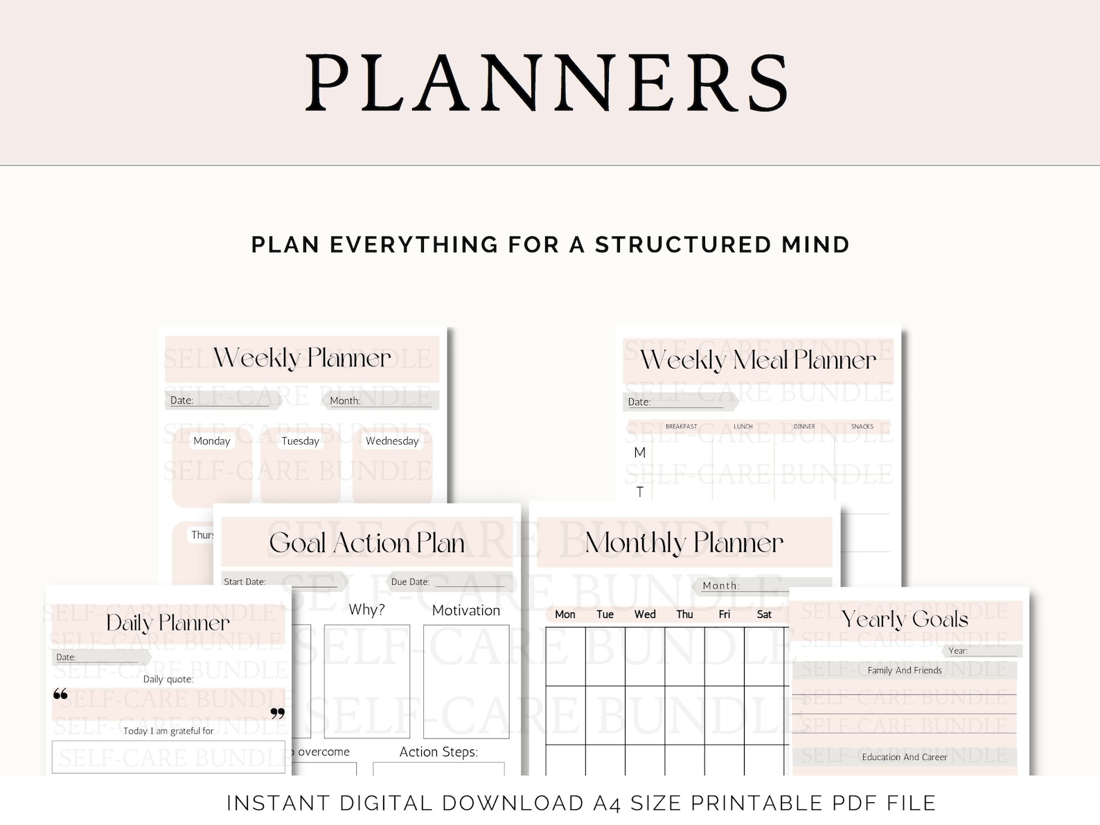 My Self-care Journal, Mental Health Journal for Mindfulness and Stress ...