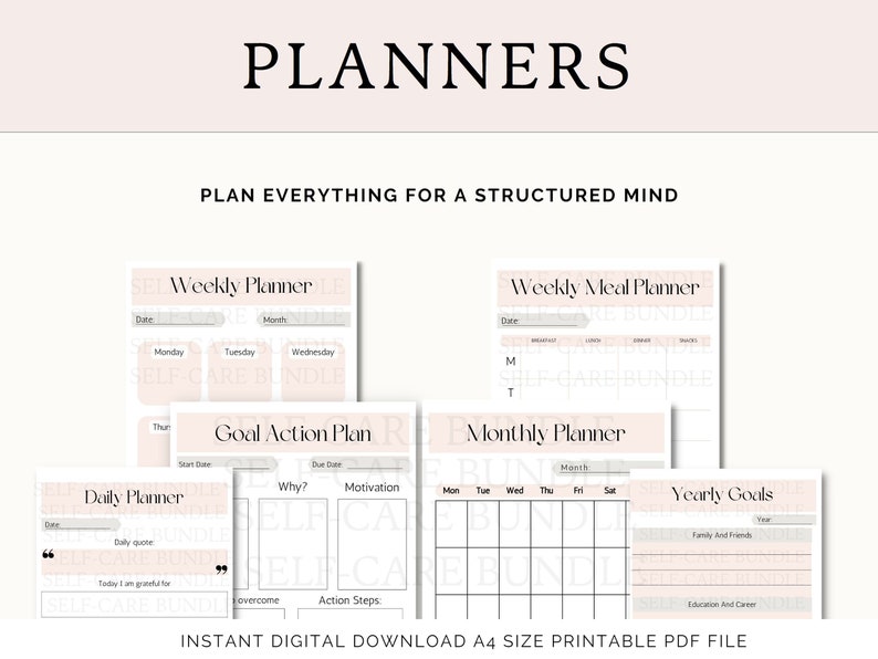 My Self-care Journal, Mental Health Journal for Mindfulness and Stress ...