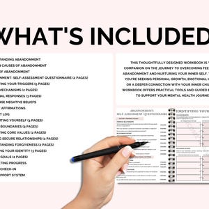 Abandonment Workbook, Attachment Styles, Inner Child Healing, Childhood ...