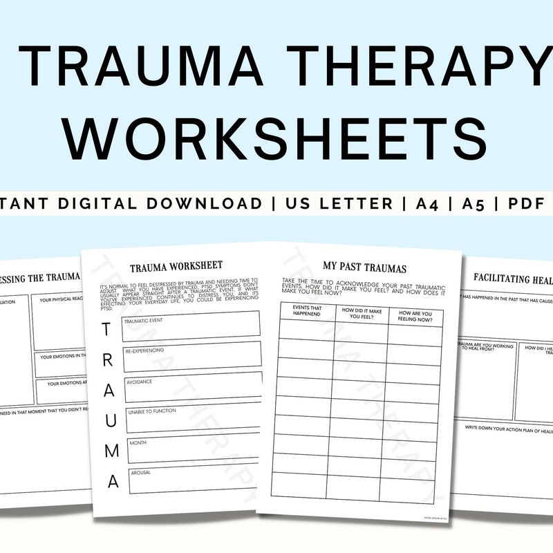 Trauma Workbook - Etsy
