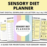 Workbook for Autism, Autism Worksheets, Autism Journal, Sensory Journal ...