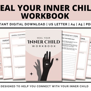 Inner Child Workbook Printable, Inner Child Healing, Therapy Resources ...