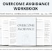 Overcome Avoidance Workbook, Self-esteem, Setting Boundaries, Therapy ...