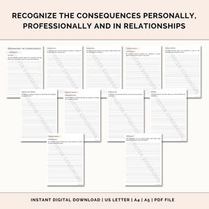 Imposter Syndrome Worksheets, Self Sabotage Workbook, Overcome ...