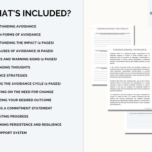 Overcome Avoidance Workbook, Self-esteem, Setting Boundaries, Therapy ...