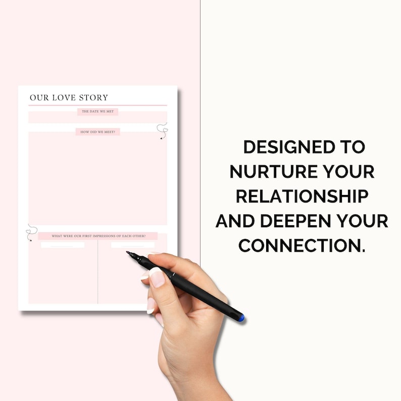 Printable Couple Journal, Relationship Planner, Relationship Goals ...