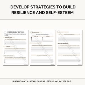 Overcome Shame Workbook Printable, Shame, Guilt, Embarrassment Distinct ...