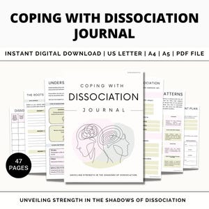 Printable Dissociation Journal, Dissociative Disorders, Trauma Therapy ...