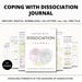 Printable Dissociation Journal, Dissociative Disorders, Trauma Therapy ...