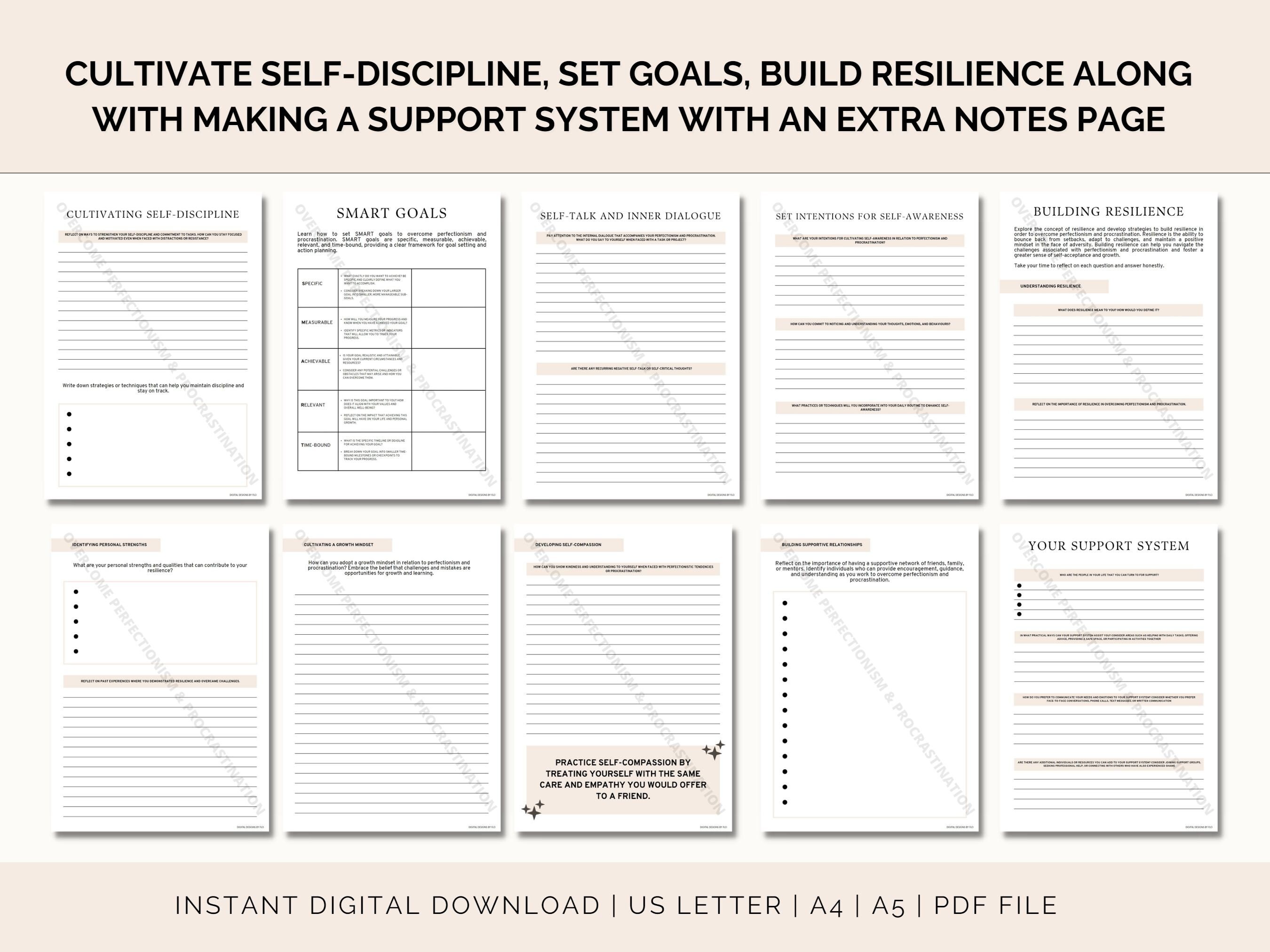 Perfectionism and Procrastination Workbook, Manage Your Perfectionism ...