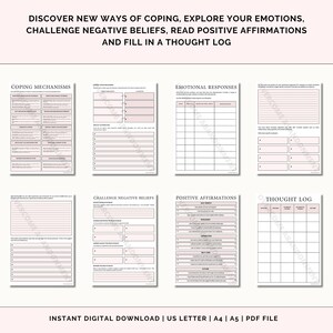 Abandonment Workbook, Attachment Styles, Inner Child Healing, Childhood ...