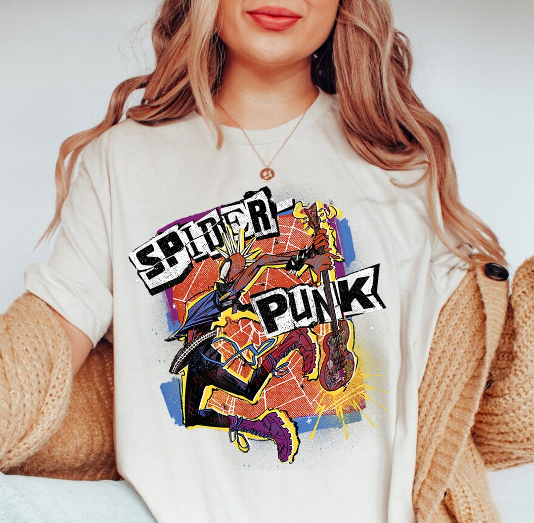Spider-punk Shirt, Spiderman Comic Shirt, Spider-man Across the Spider ...