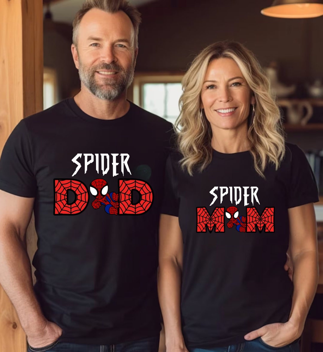 Custom Family Spider Shirt,family Matching Shirts, Spider Dad ...