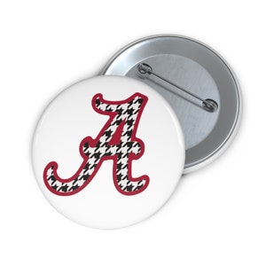 Alabama Pin Buttons, Roll Tide, Crimson Tide Pin, Alabama Roll Tide ...