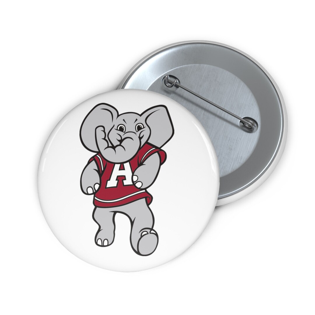 Alabama Pin Buttons, Roll Tide, Crimson Tide Pin, Alabama Roll Tide ...