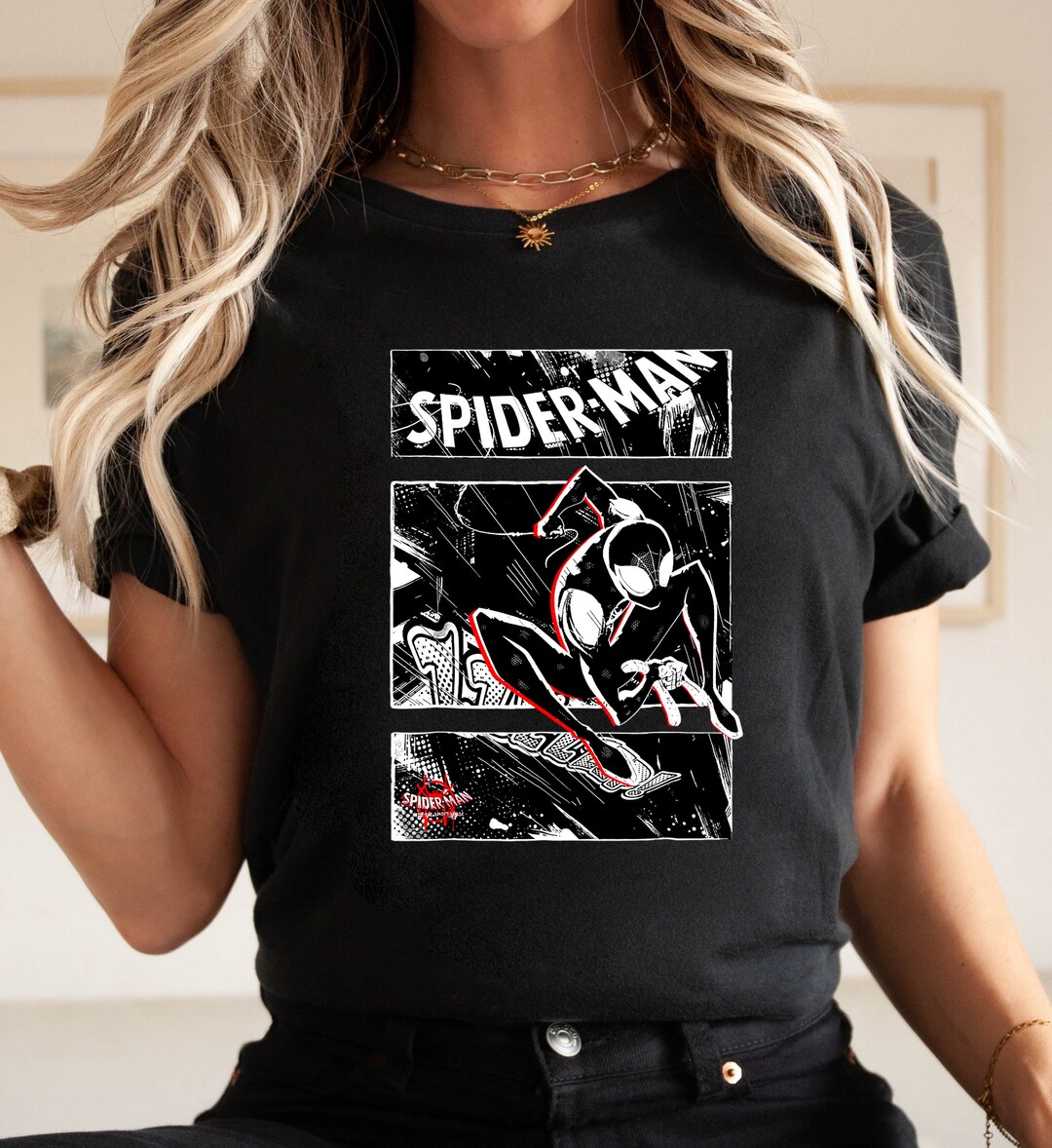 Spider-man Into the Spider Verse Shirt,hoodie Marvel the Amazing Spider ...