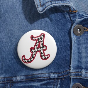 Alabama Pin Buttons, Roll Tide, Crimson Tide Pin, Alabama Roll Tide ...