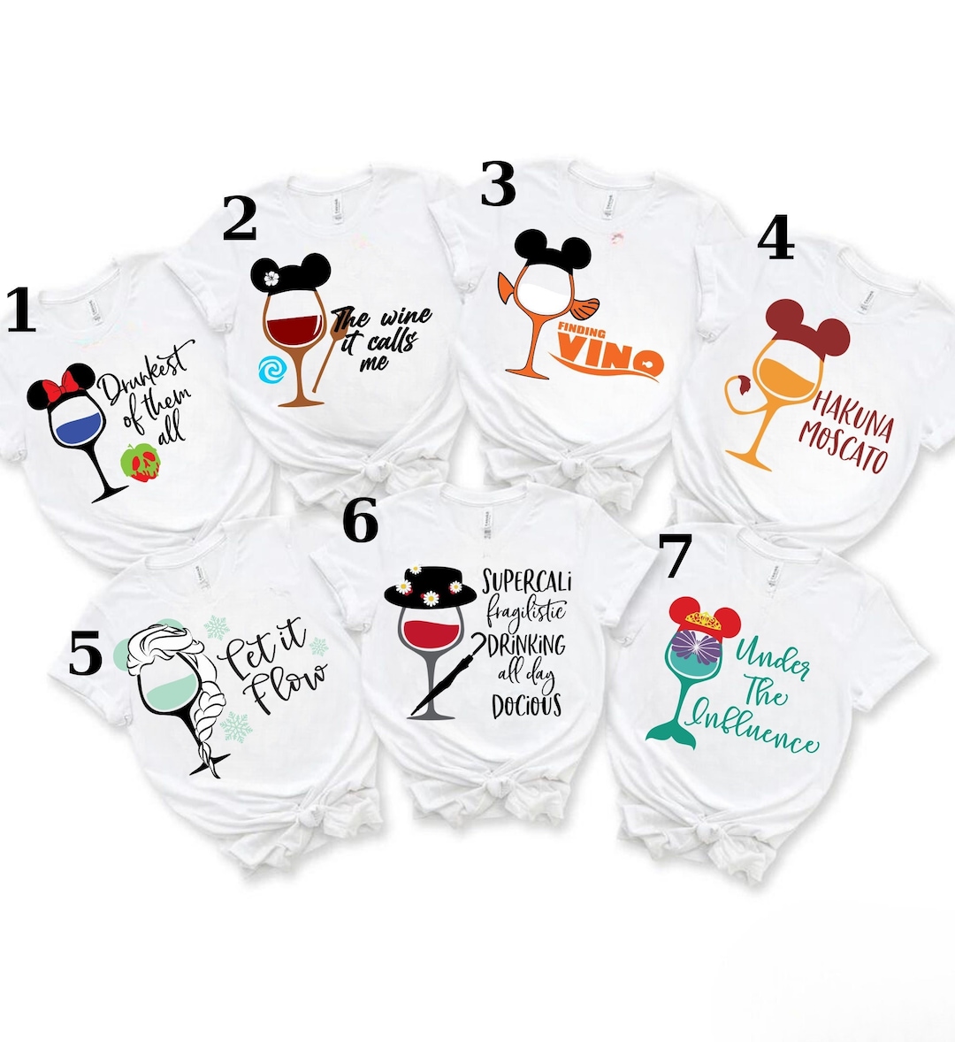 Disney Matching Party Shirts, Princess Drinking Shirts, Disney Drinking ...