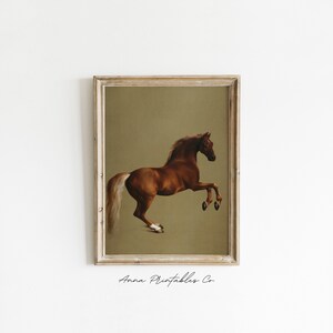 Whistlejacket | Antique Chestnut Horse Painting for Digital Download ...
