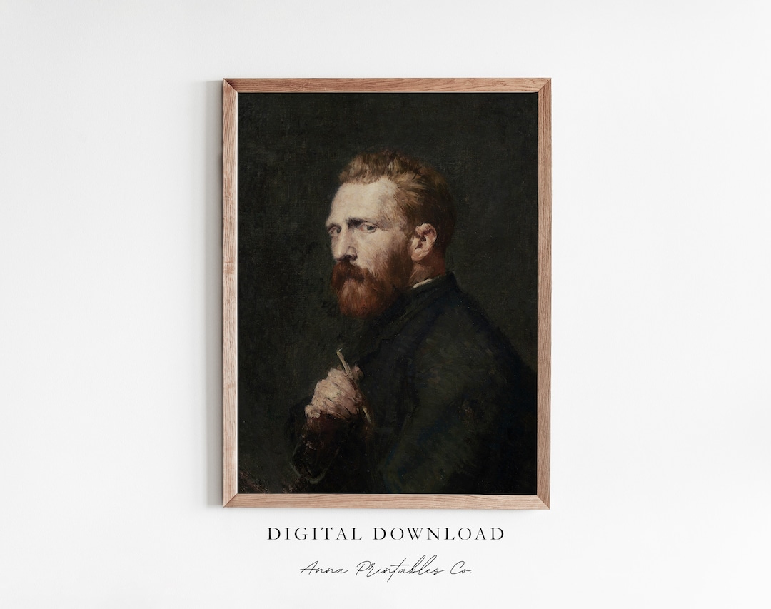 Vinzent Vintage Portrait Gemälde von Vincent Van Gogh von John Russel ...