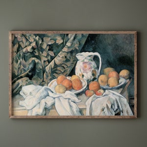 Pitcher With Oranges | Antique Still Life Painting for Digital Download ...