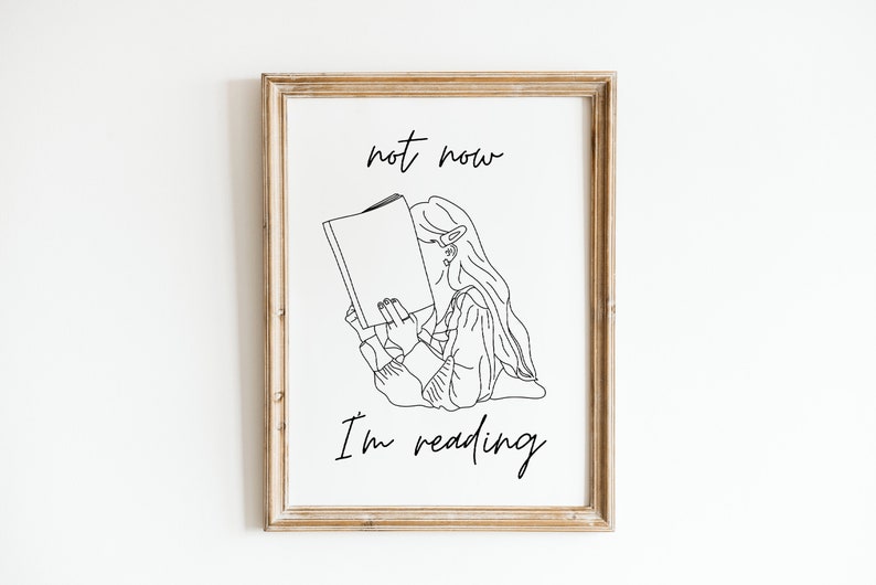 Minimalist Reading Wall Art Bundle Set of 3 Prints Bookish - Etsy