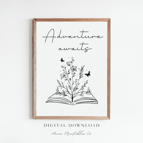 Reading Poster - Etsy