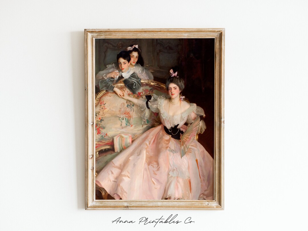 Grandeur Late Victorian Era Portrait Painting for Digital - Etsy
