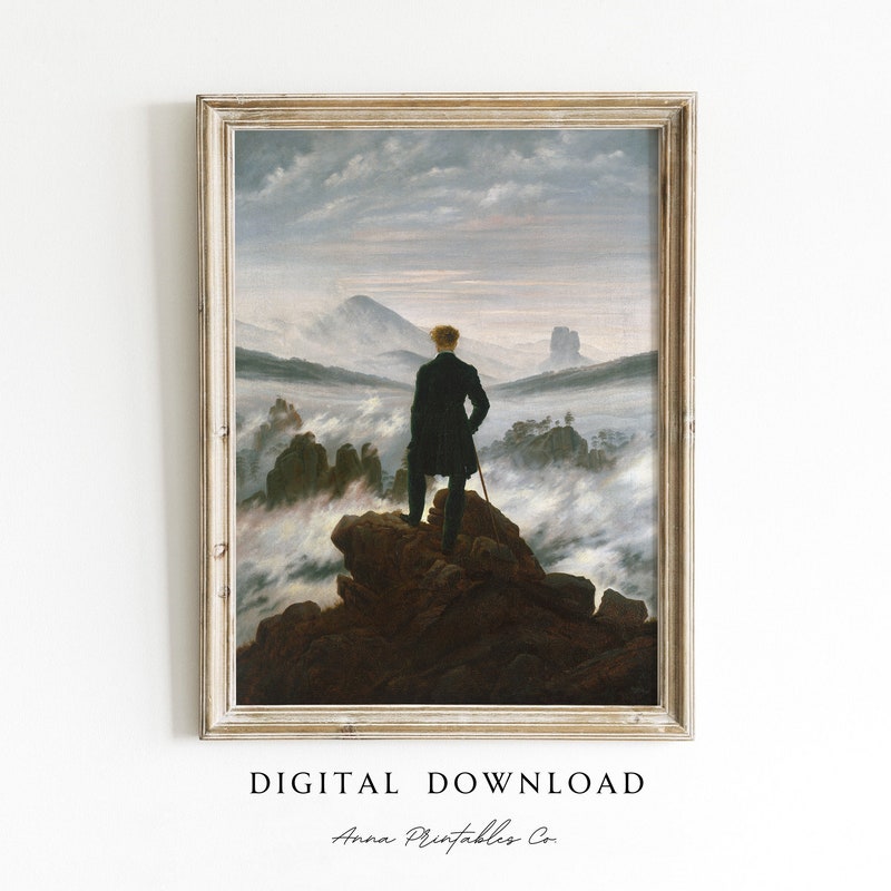 Antique Fog Painting - Etsy