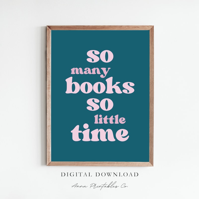 So Many Books - Etsy