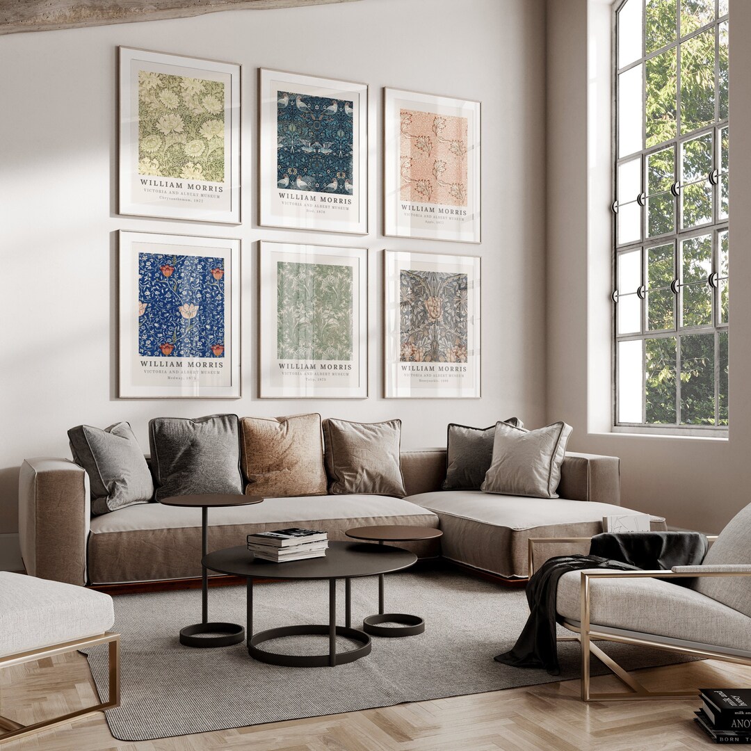 William Morris Set of 6 Poster Bundle Download, Art Nouveau Printable ...