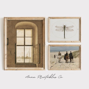 A Light Academia Gallery Set of 9 Vintage Prints for Digital Download ...