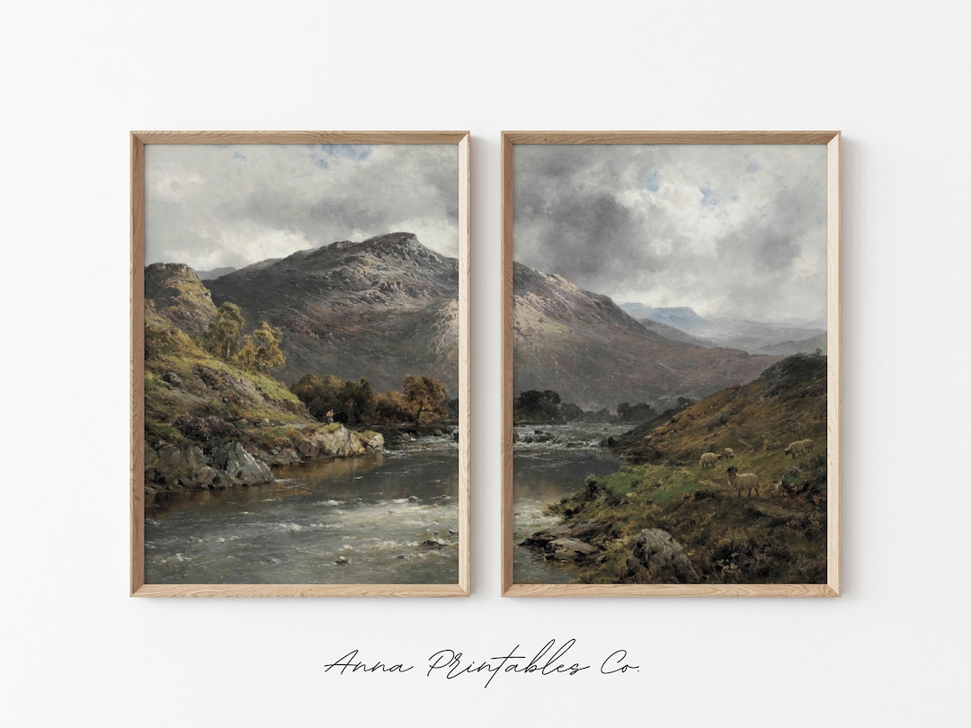 In the Scottish Highlands Set of 2 Prints for DIGITAL DOWNLOAD ...