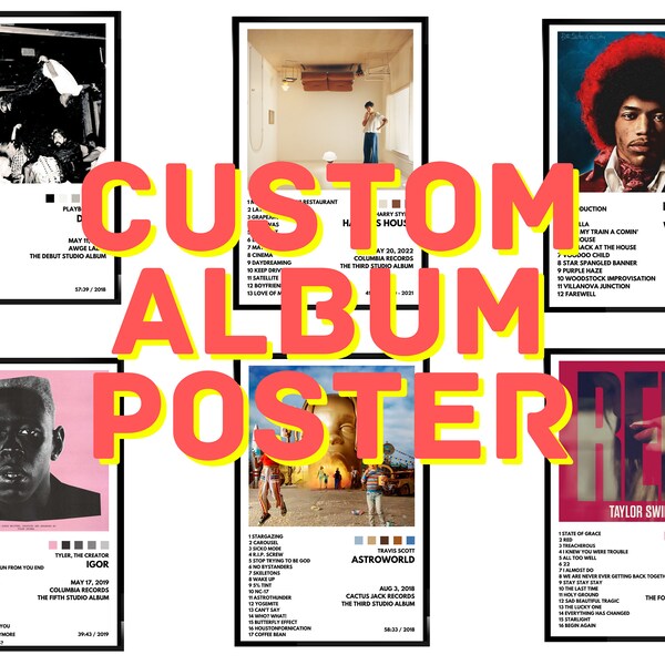 Album Cover Posters - Etsy