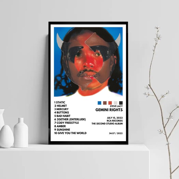 Steve Lacy Gemini Rights Poster - Etsy