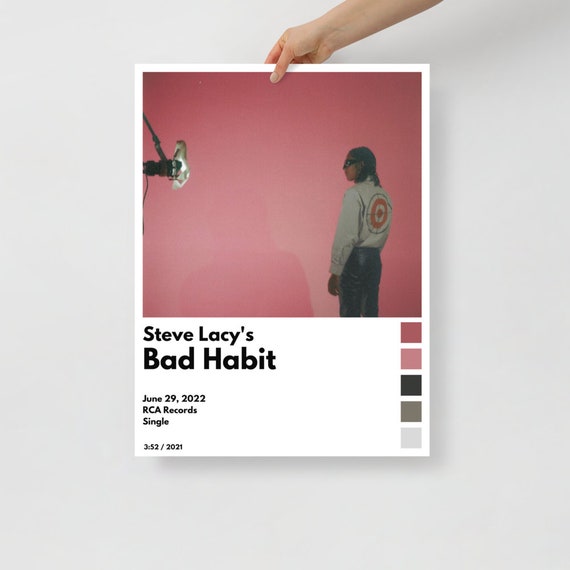 Steve Lacy Poster Bad Habit Collection - Etsy