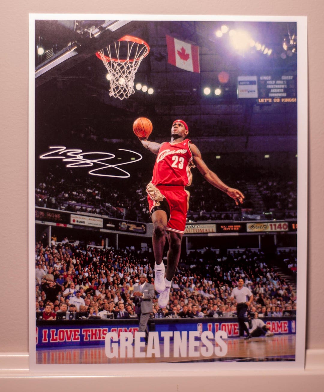 Lebron James GREATNESS Poster | Retro Aesthetic | NBA Collection - Etsy
