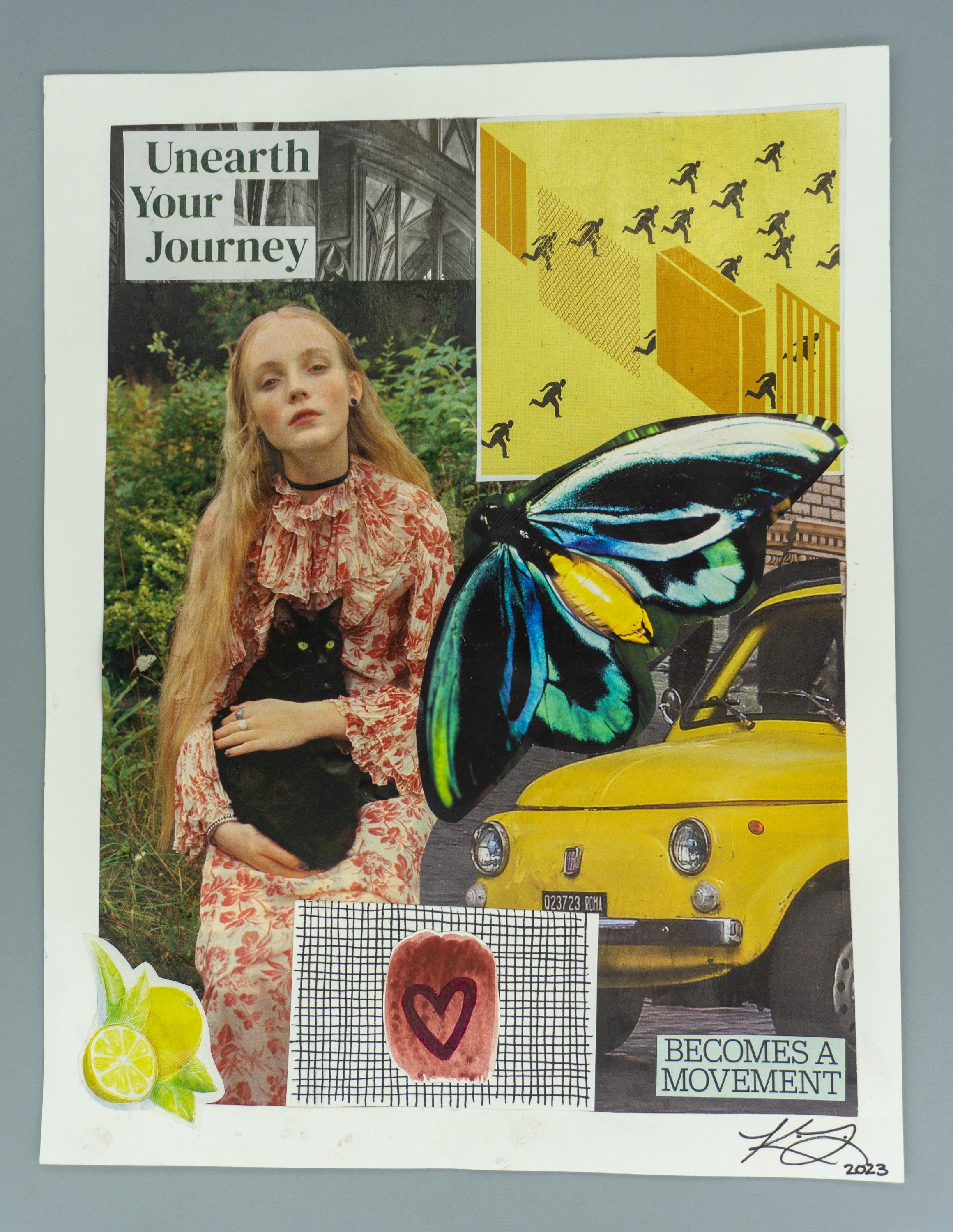Unearth Your Journey (metamorphosis) (magazine Collage/art) - Nature ...