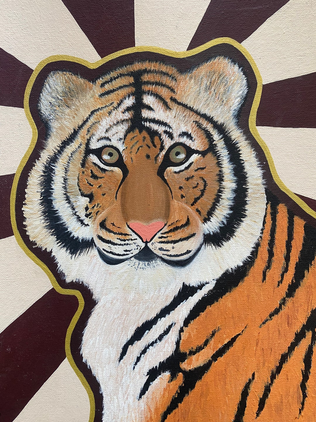Leonardo (the Tiger) - Acrylic Painting - Realistic Art - Animal Art ...