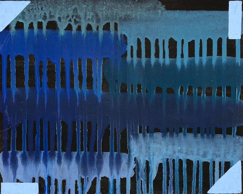 Dripping (acrylic) - Art - Acrylic Painting - Abstract Art - Original ...