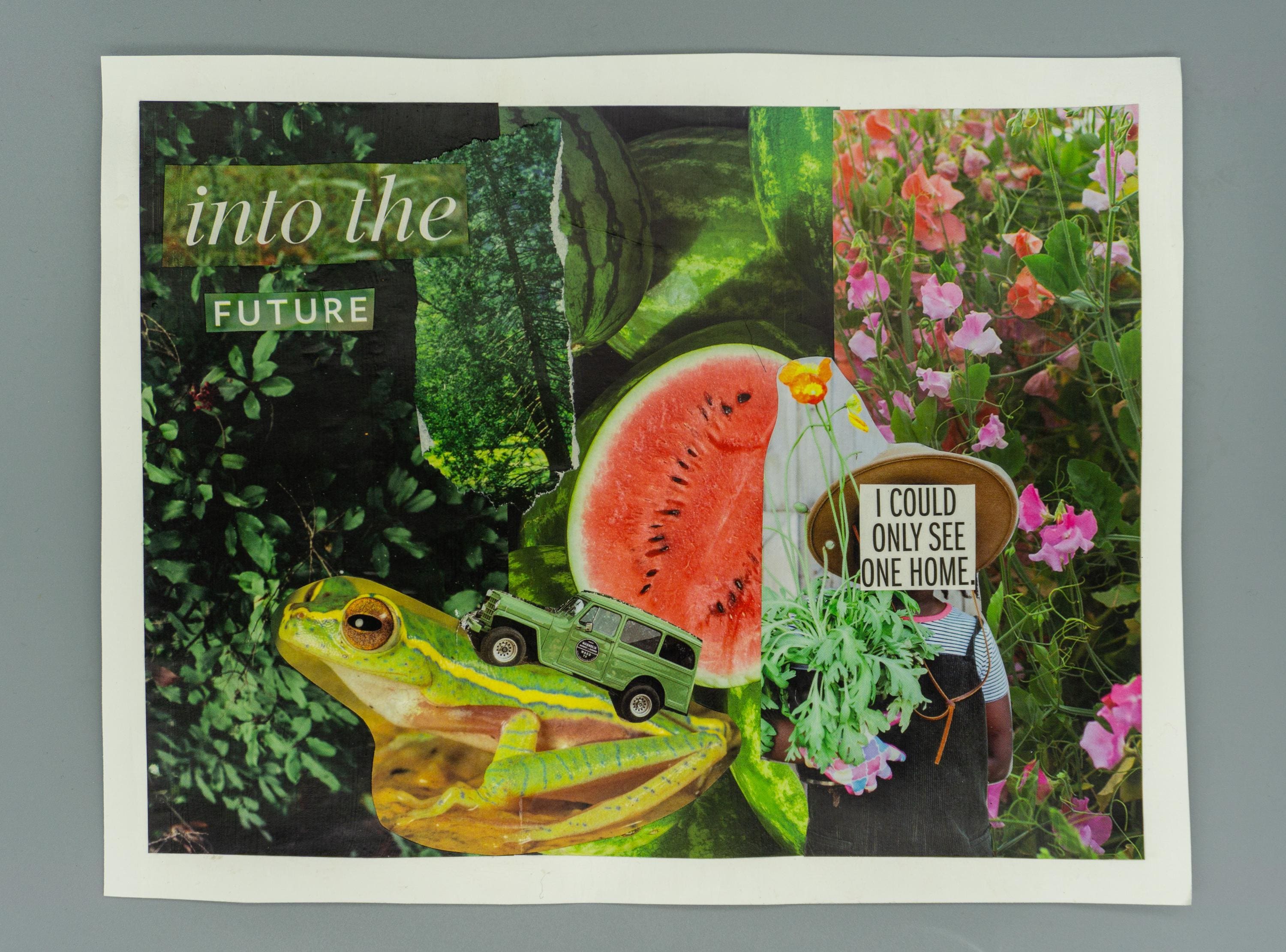 Nirvana (magazine Collage) - Art - Wall Art - Wall Decor - Magazine ...