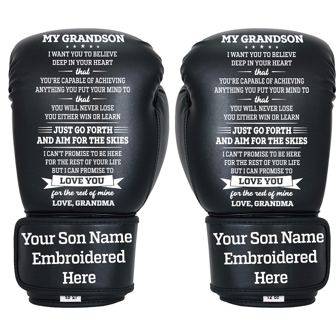 Boxing Gloves | Gift From Grandma to Grandson | Birthday | Christmas ...