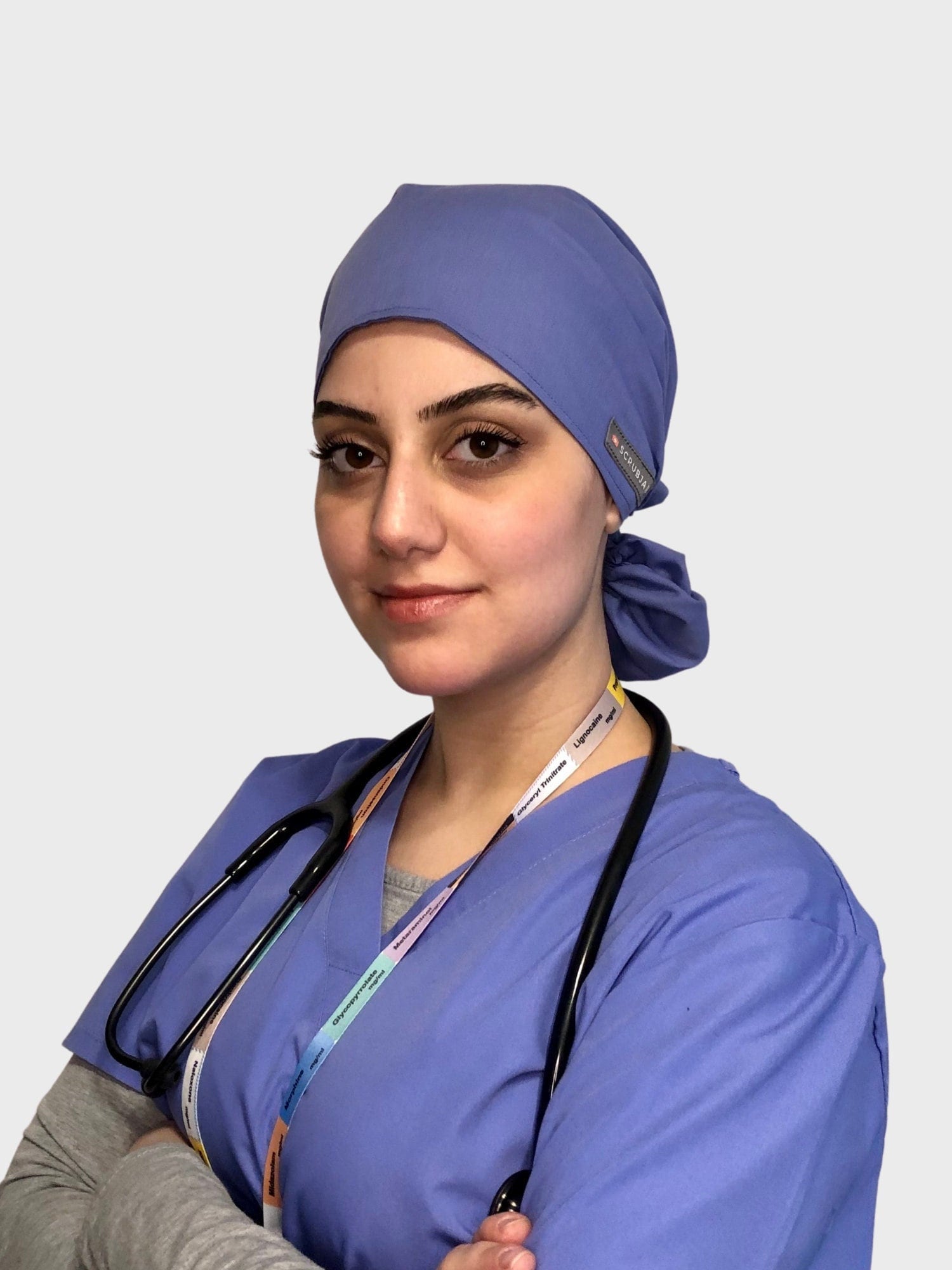 SCRUBJAB® Medical Hijab Cap Suitable for Theatre Use Full Coverage ...