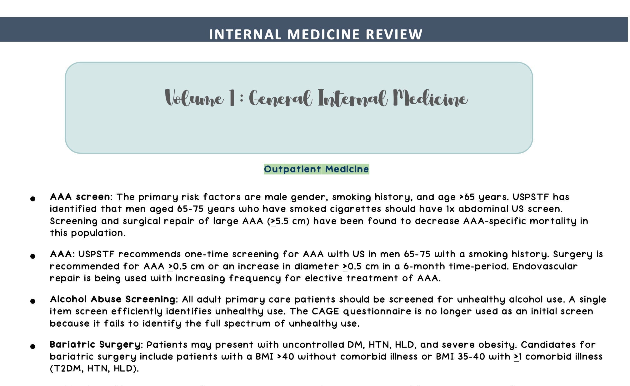 Comprehensive, High-yield Internal Medicine Notes | Perfect for Nurses ...