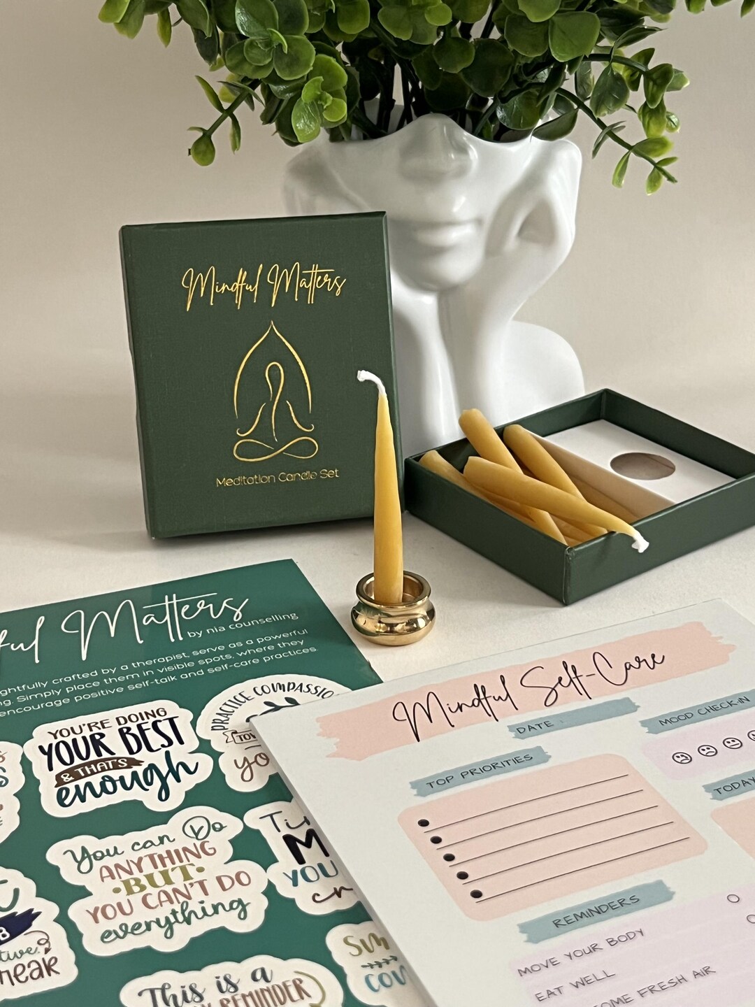 Mini Wellness Kit, Self-care , Meditation, 20 Min Burn Time, Mindful ...