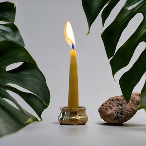 Meditation Candle Set 100% Natural Beeswax 20 Min Burning Candle ...