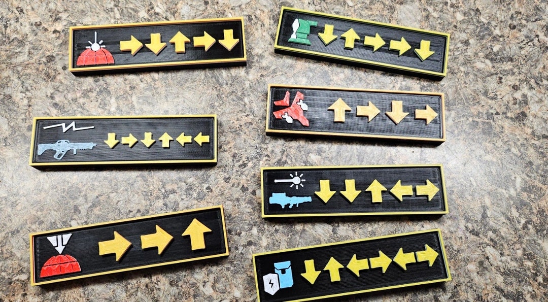 Helldivers 2 Stratagem Display Panels - Showcase Your Favorite Stratagems! - Etsy