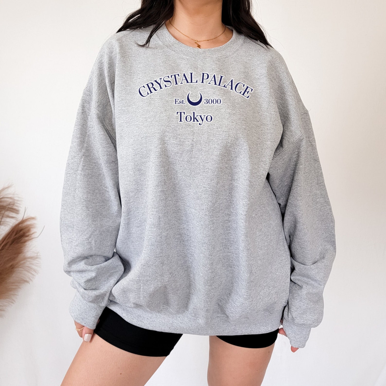 Sailor Moon Crewneck Sweatshirt Sailor Moon Crystal Palace Etsy