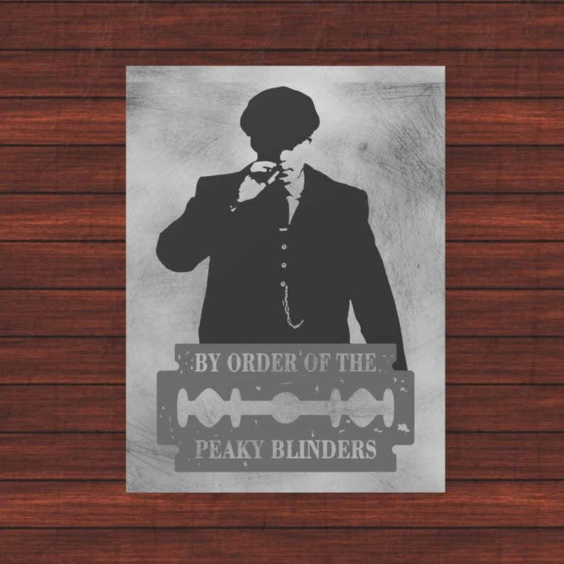 Thomas Shelby Peaky Blinders Vectorswall Art Decoration ...